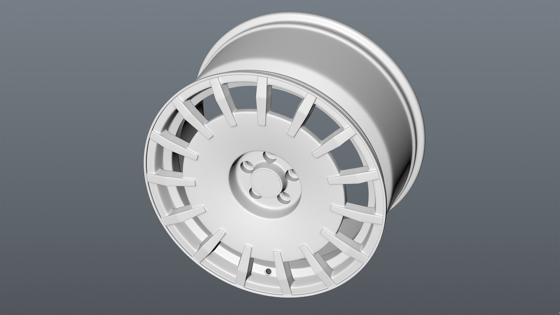 3D OZ Rally Racing Car Rim - TurboSquid 2507970