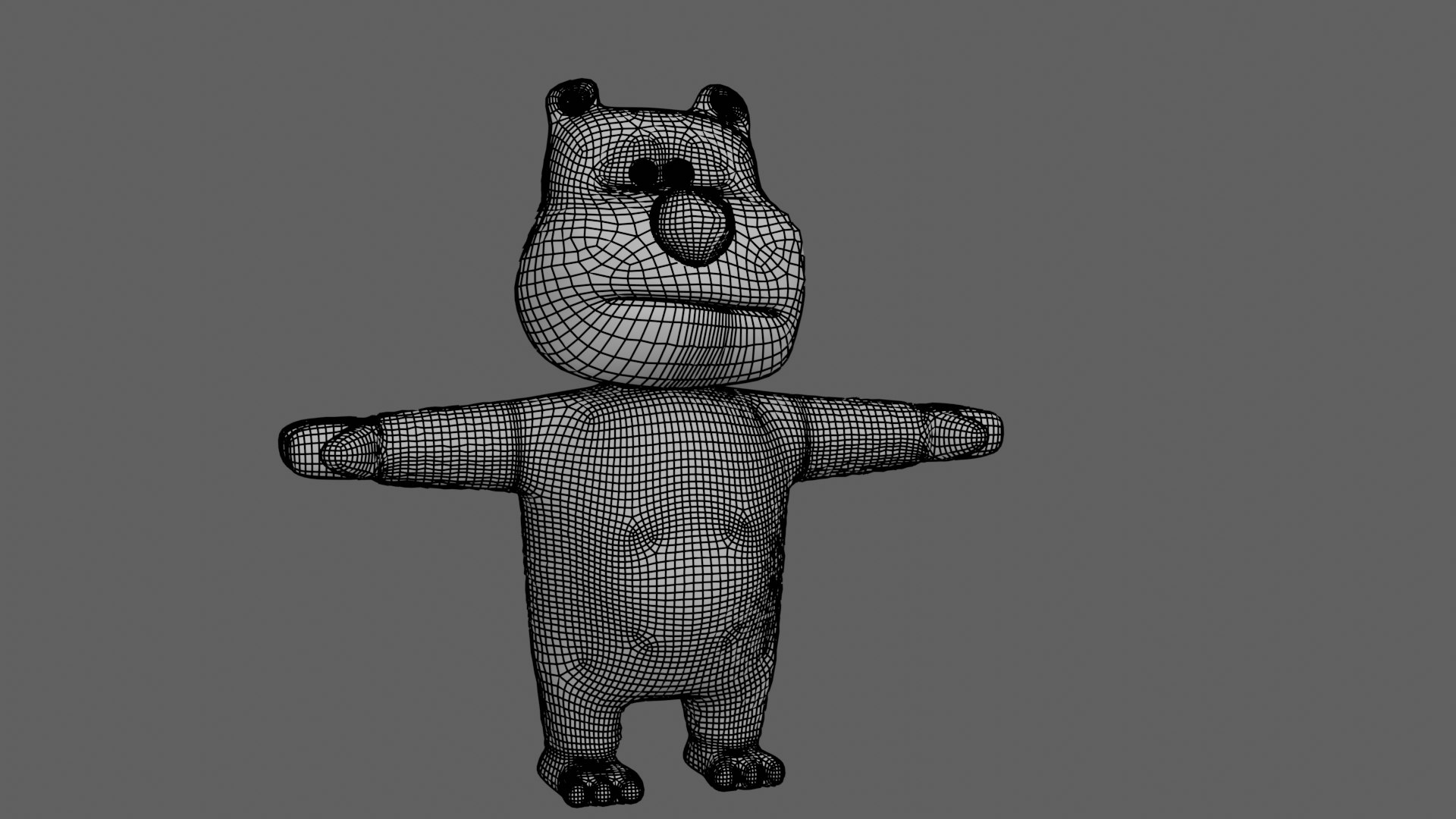 3D model Bear cartoon - TurboSquid 1850379