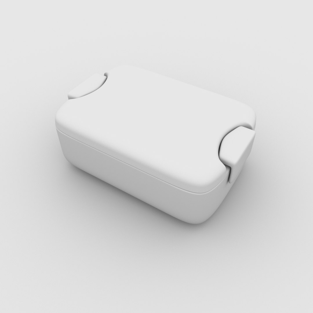 3d Model Lunch Box