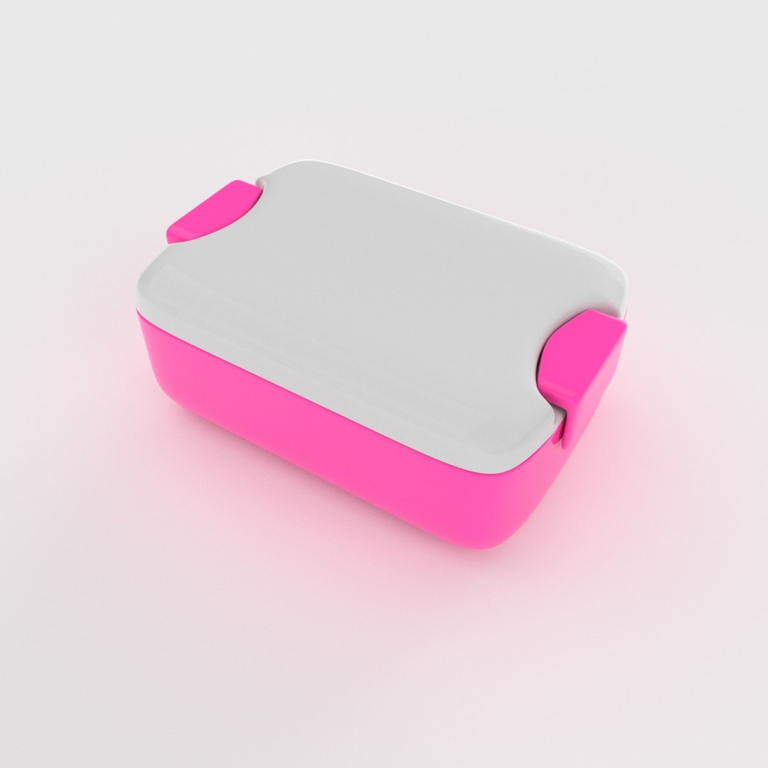 3d Model Lunch Box