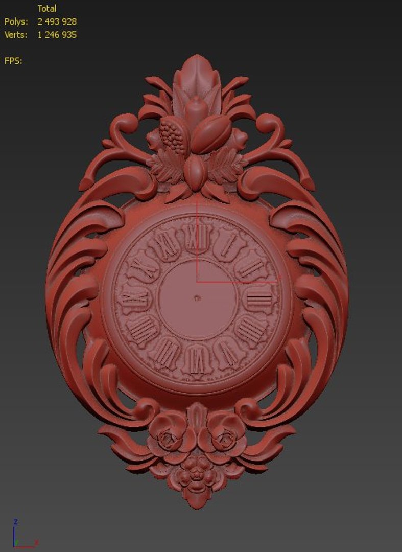 3D Model Clock Face - TurboSquid 1417682