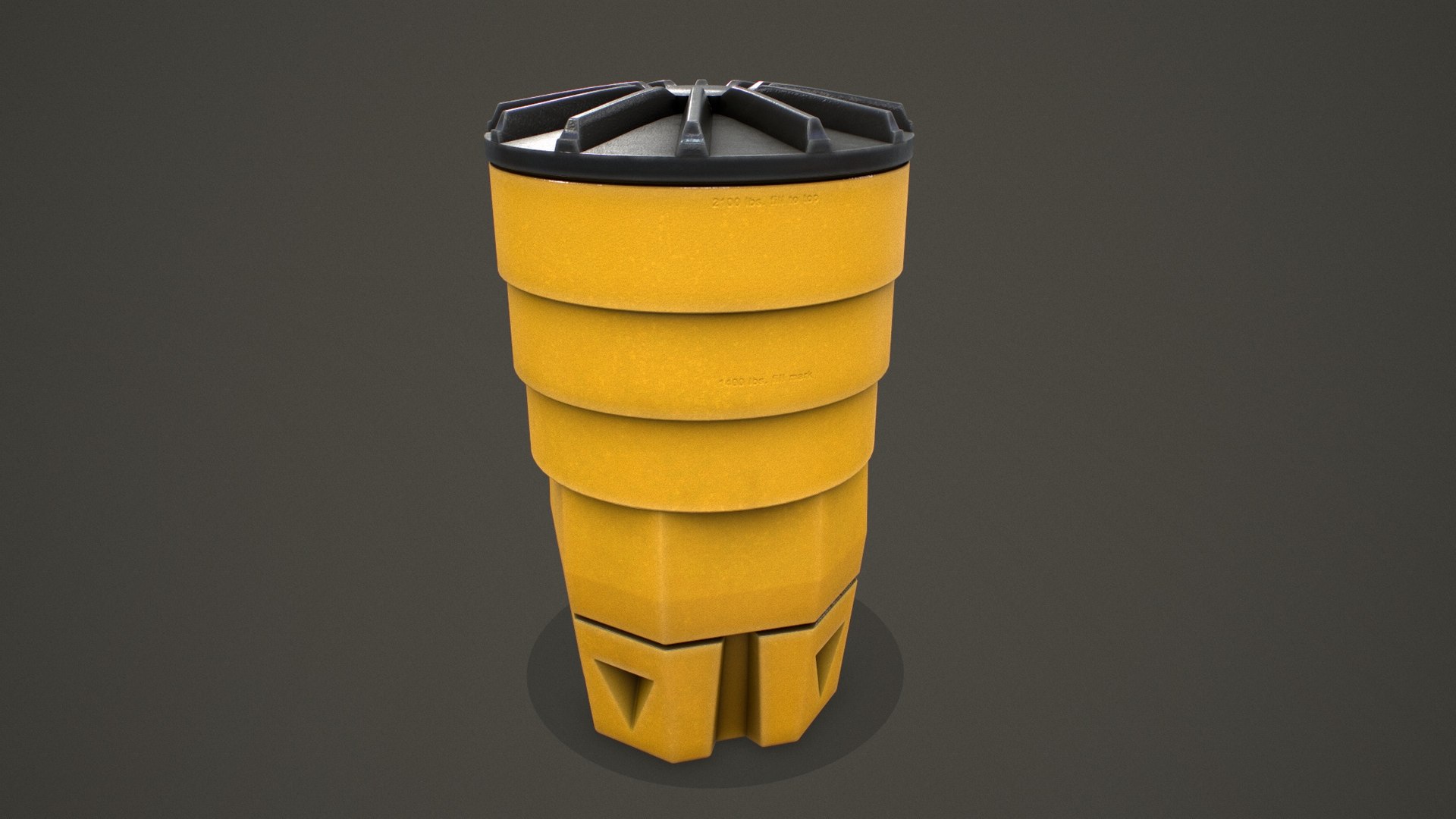 Sand Barrel 3D Model - TurboSquid 1649194