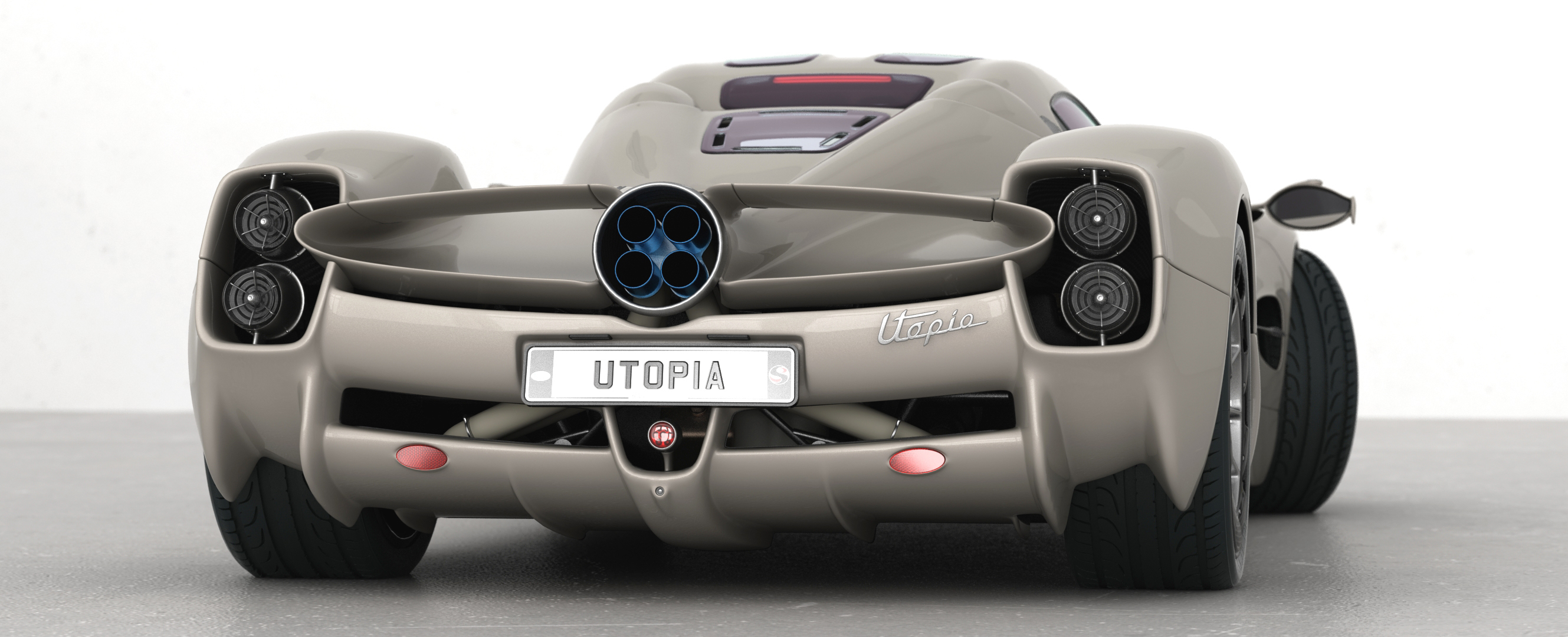 modelo 3d Pagani Utopia 2023 Opening hoods - TurboSquid 1981003