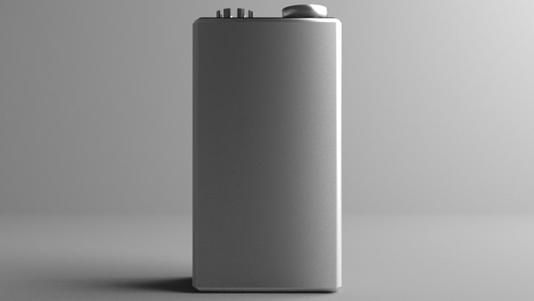 3D battery 9v cell - TurboSquid 1538999