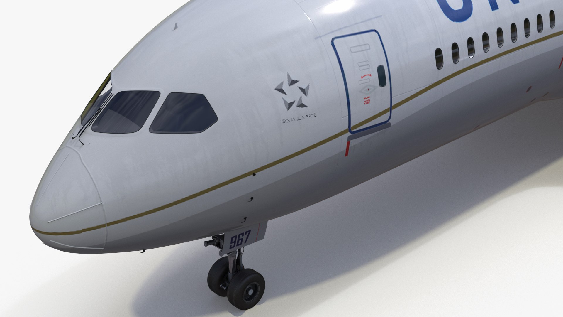 United Airlines Boeing 787-8 Dreamliner 3D Model - TurboSquid 2306688
