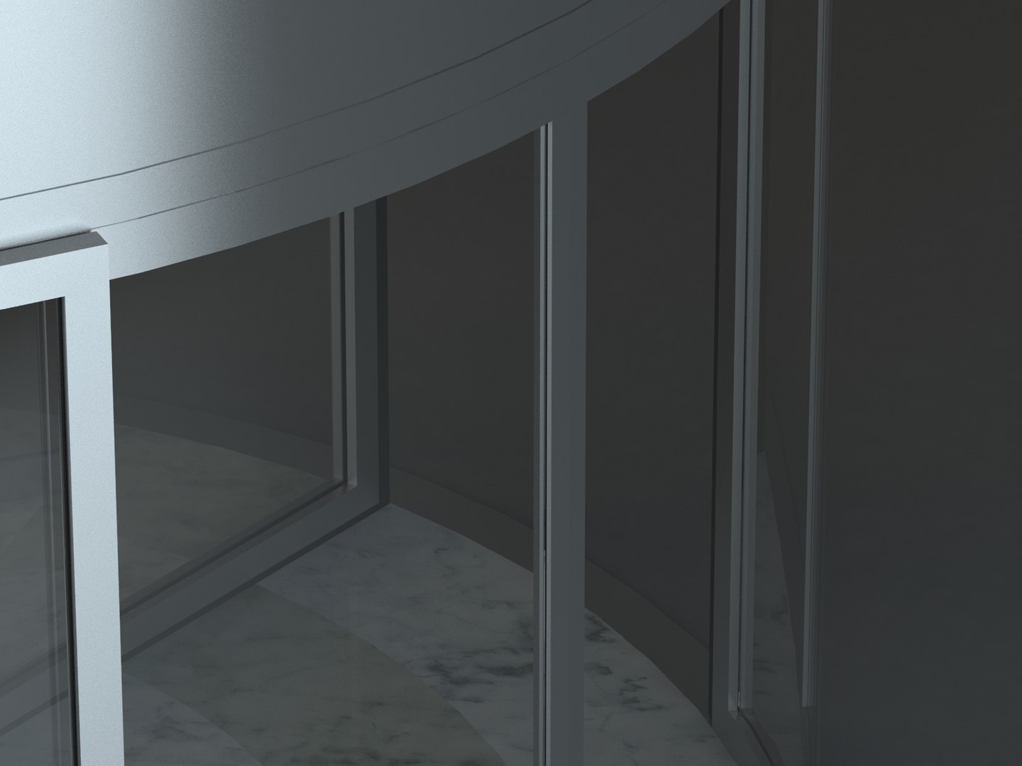 3d Revolving Door Model