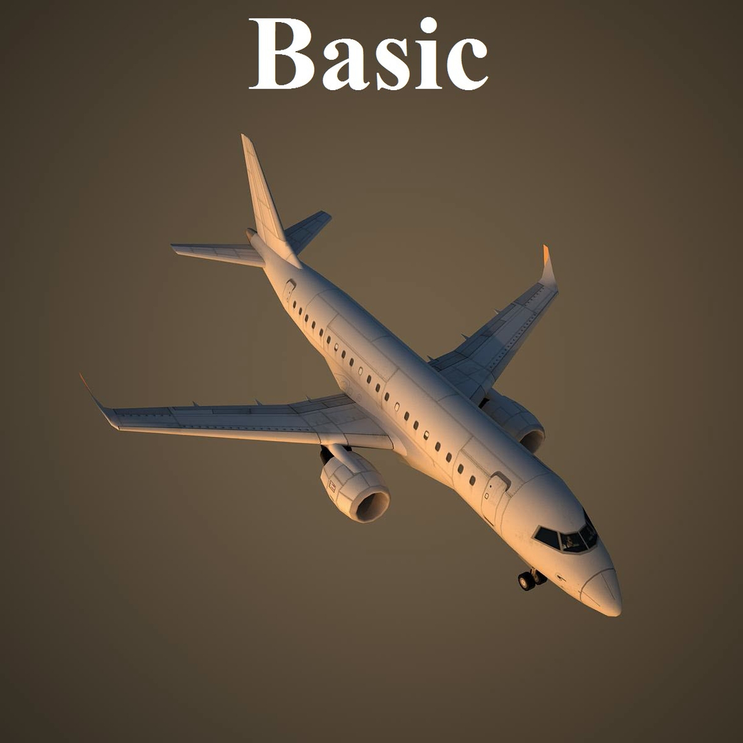3d Model Embraer Basic
