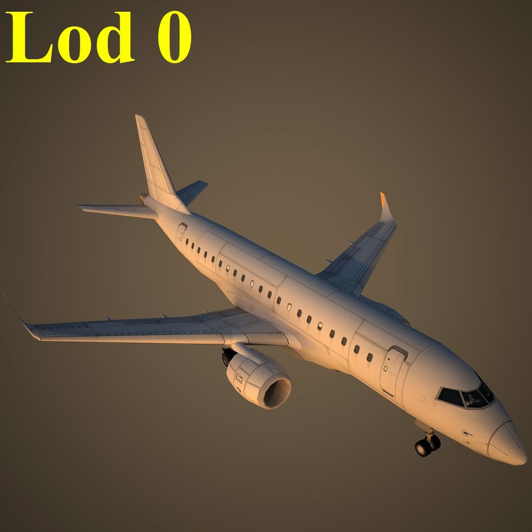 3d Model Embraer Basic