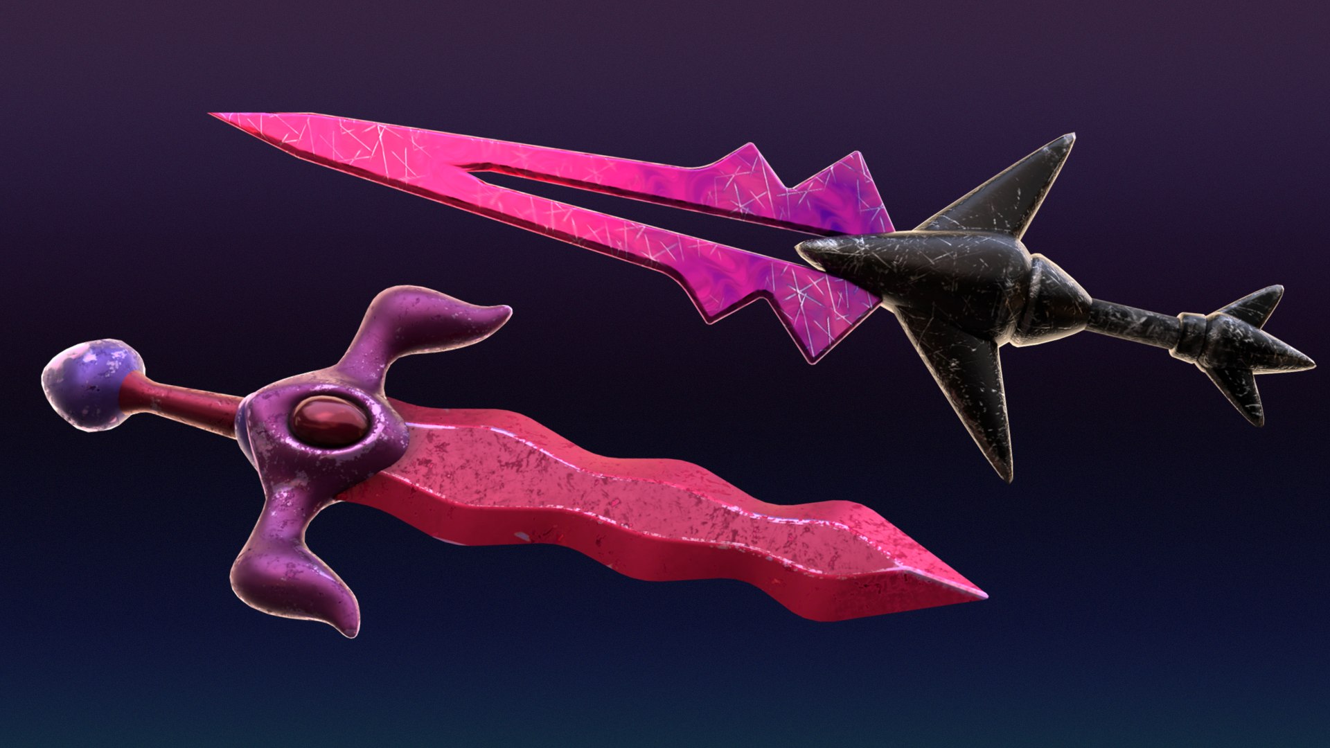 3D Stylized Swords Bundle Model - TurboSquid 1966766