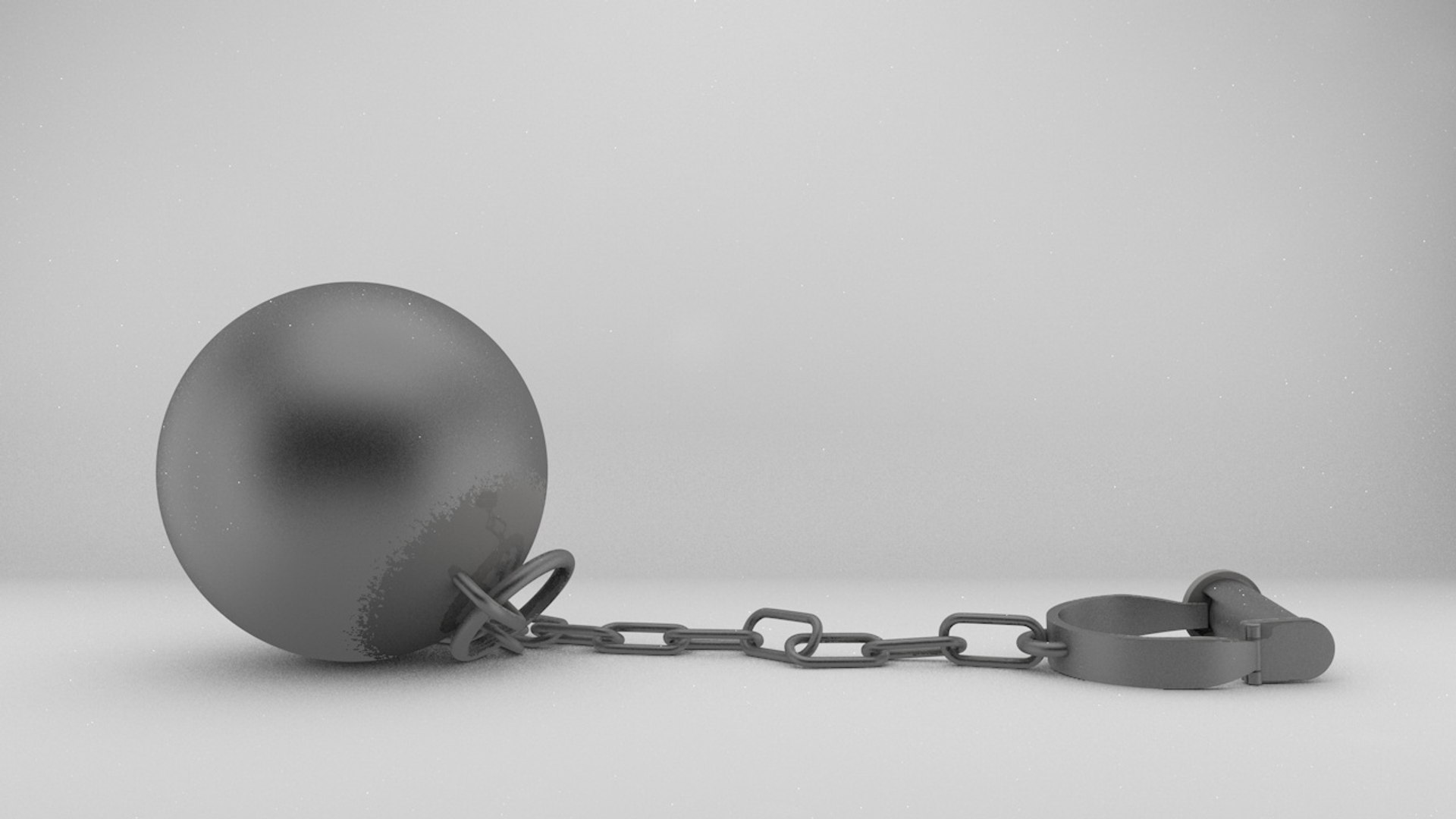 Prison ball 3D - TurboSquid 1160394