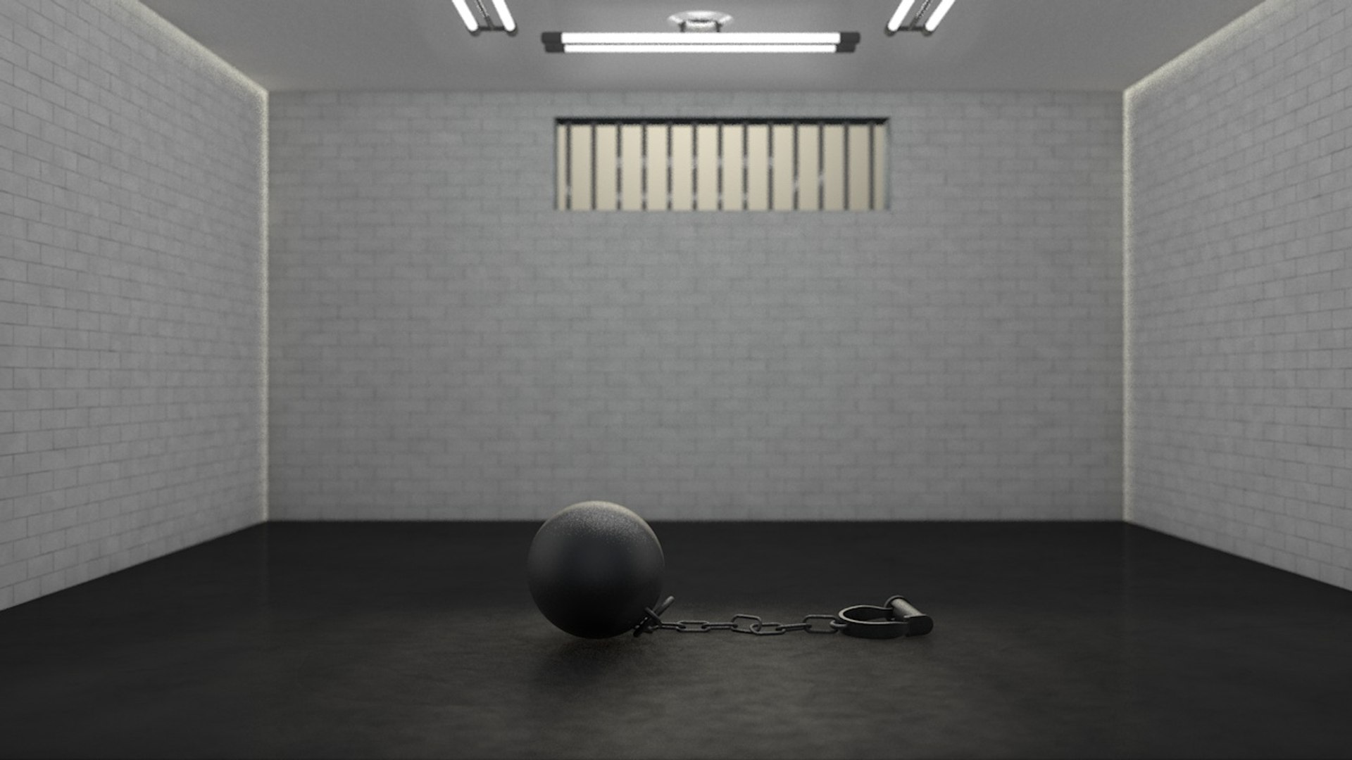 Prison ball 3D - TurboSquid 1160394