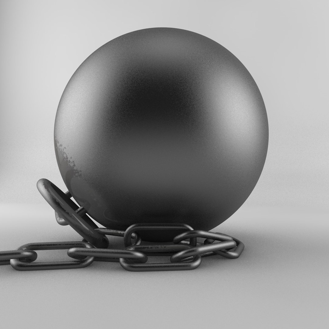 Prison ball 3D - TurboSquid 1160394