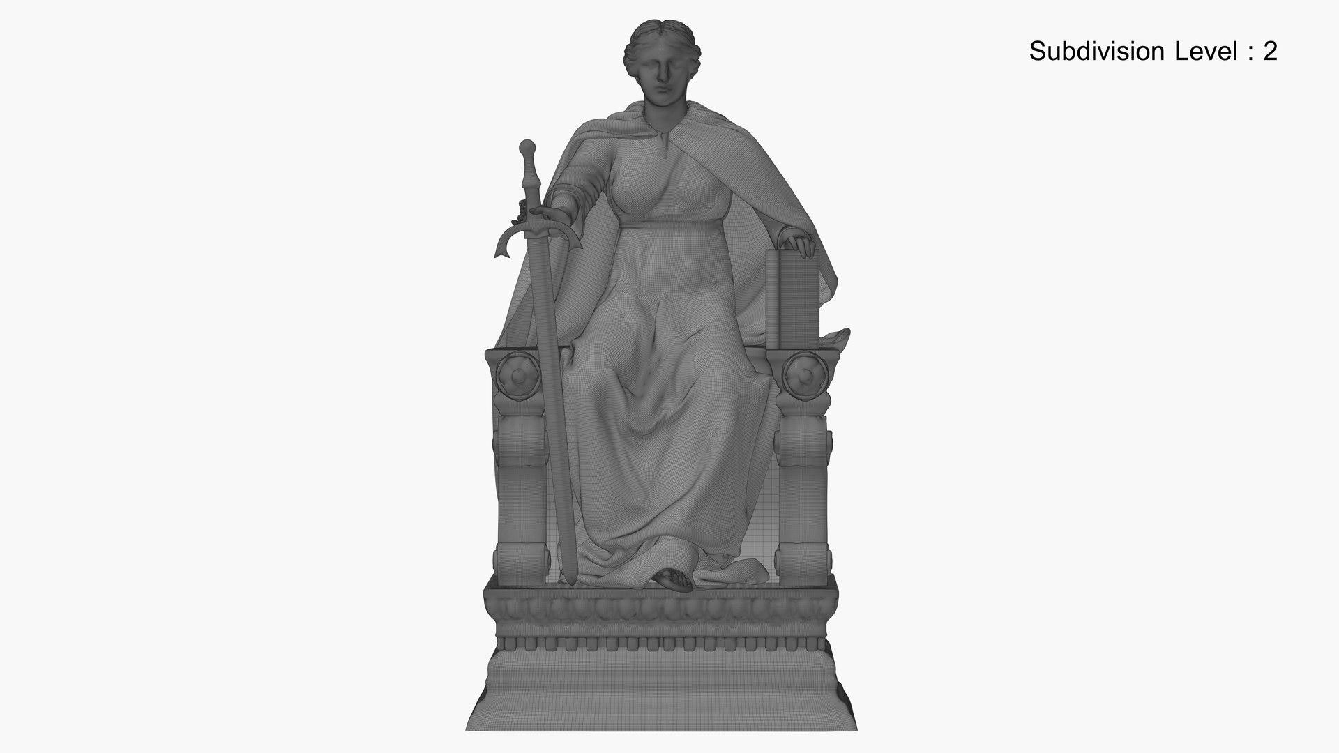 Lady Justice 3D Model - TurboSquid 1779024
