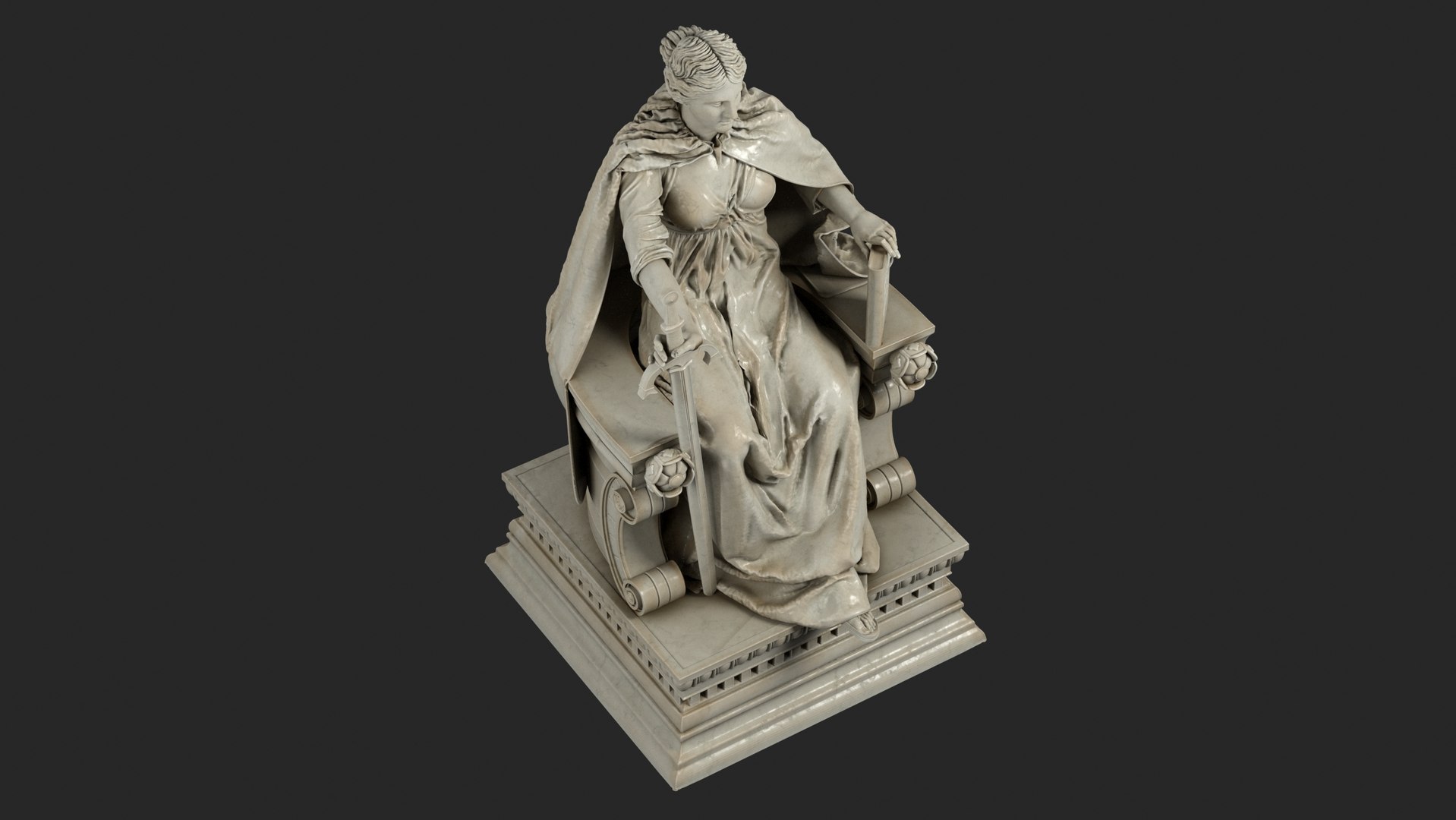 Lady Justice 3D Model - TurboSquid 1779024