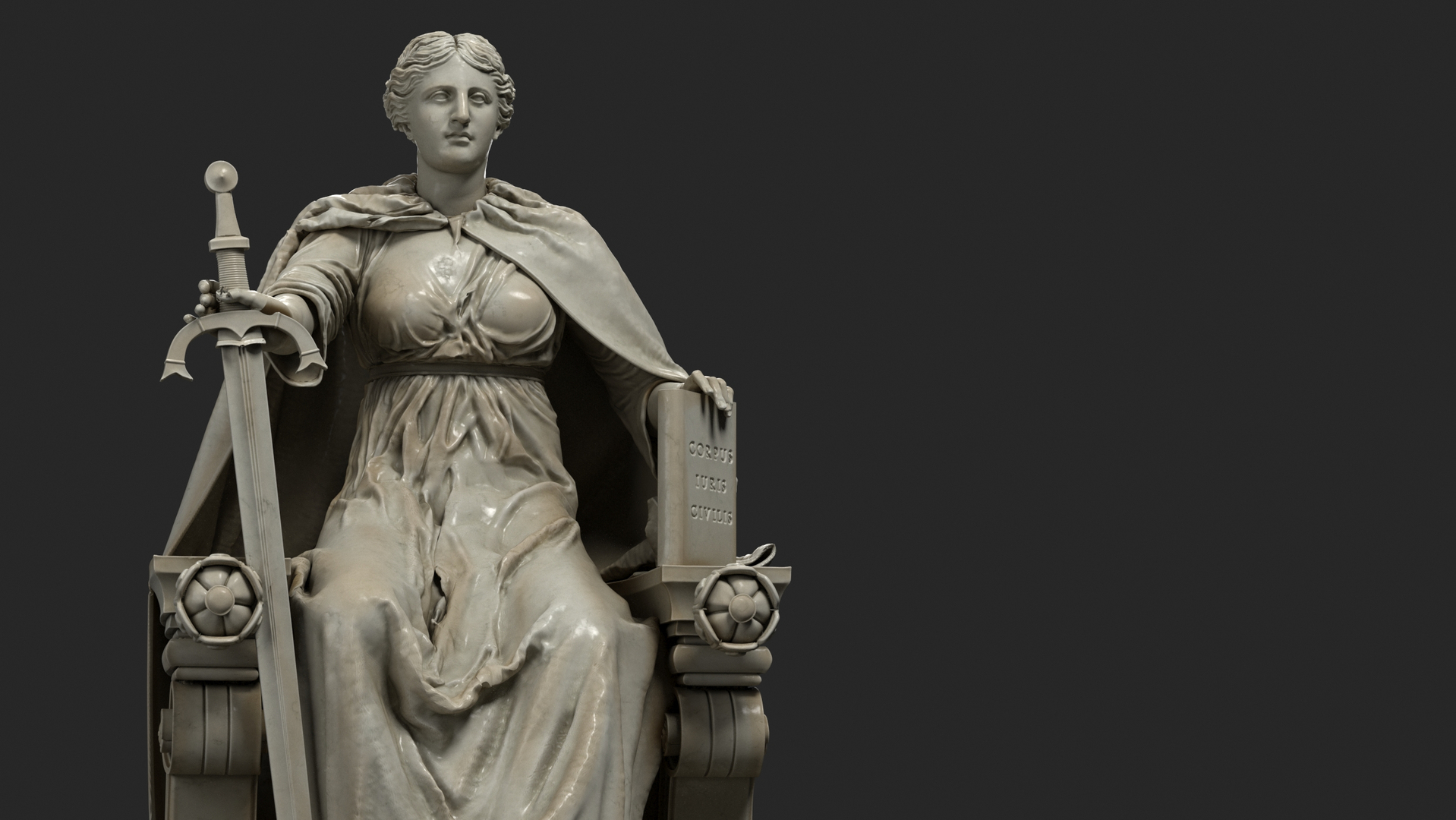 Lady Justice 3D model - TurboSquid 1779024