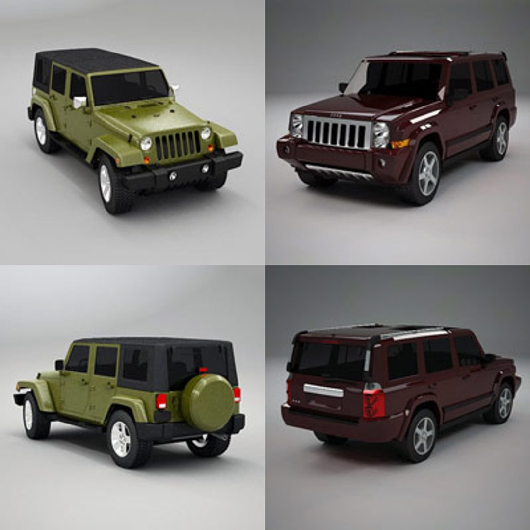 Commander Wrangler 3d Model