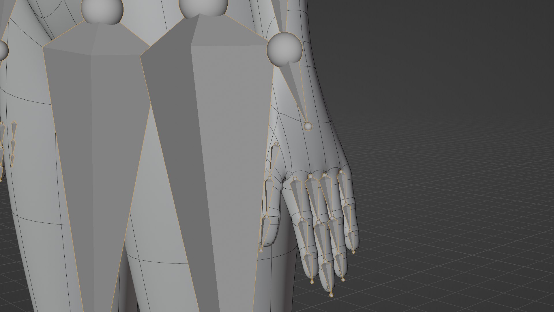 Female Anime Character Base Model Model - TurboSquid 2227817