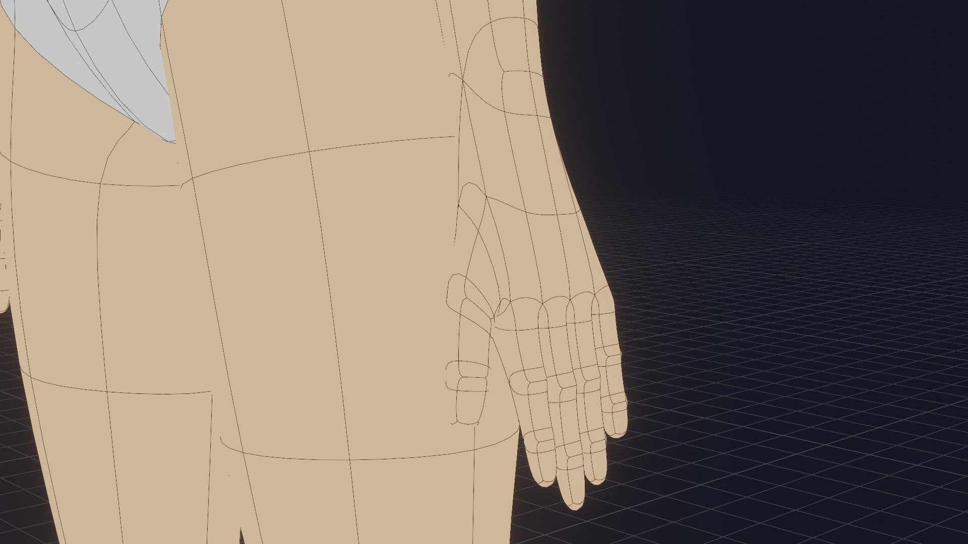 Female Anime Character Base Model Model - TurboSquid 2227817