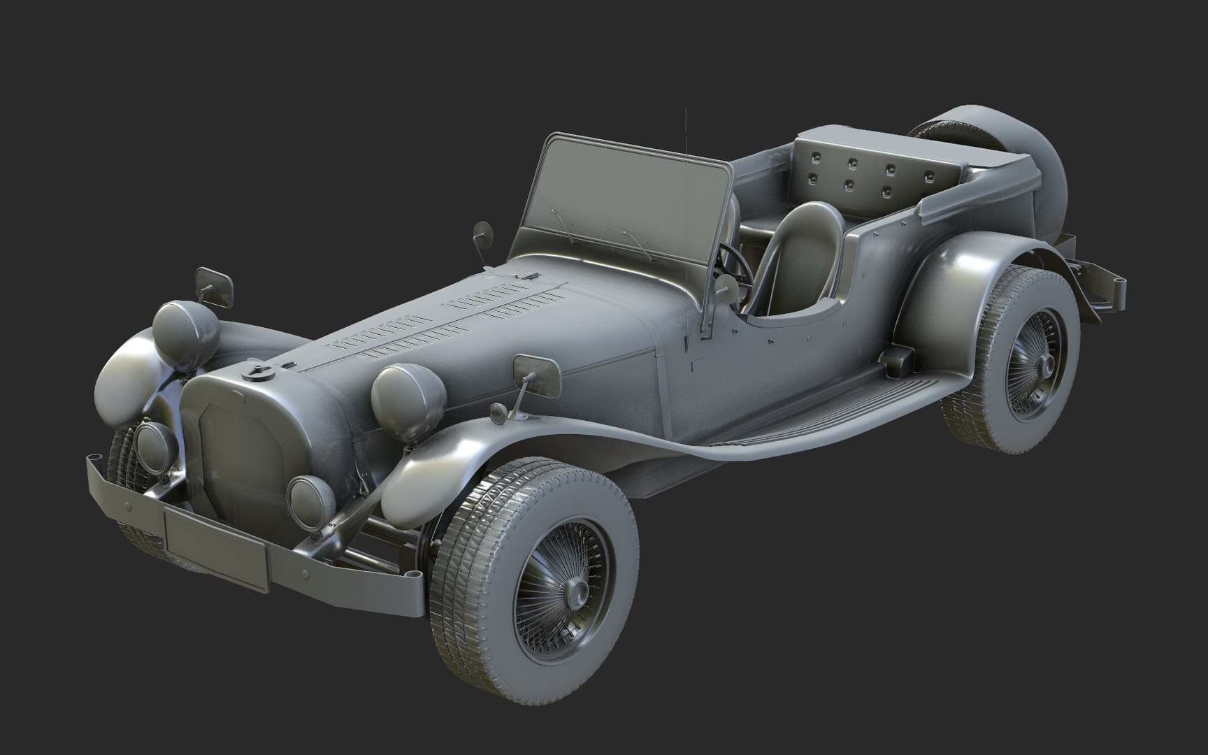 Classic Car 3d Model