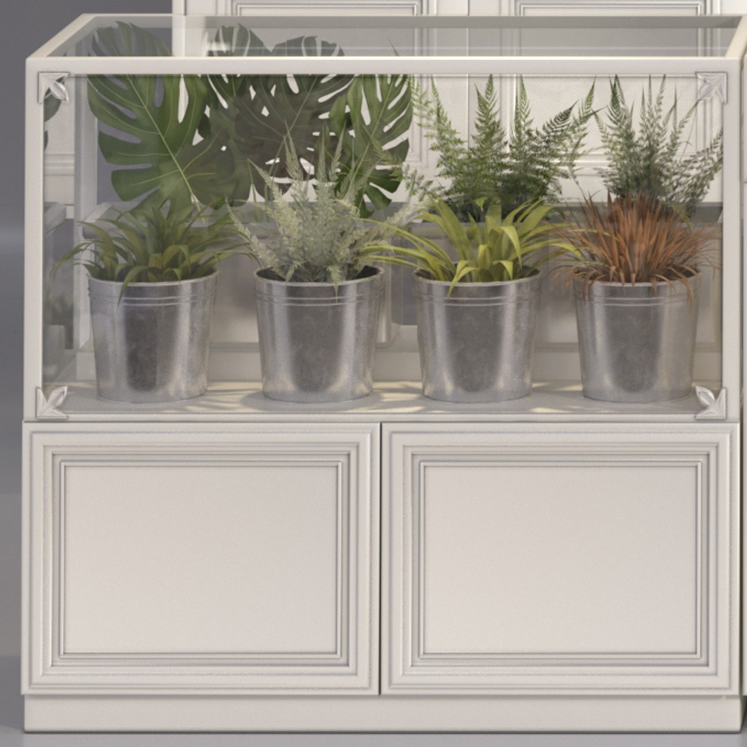 Classic Interior Flower Florist 3D Model - TurboSquid 1452536