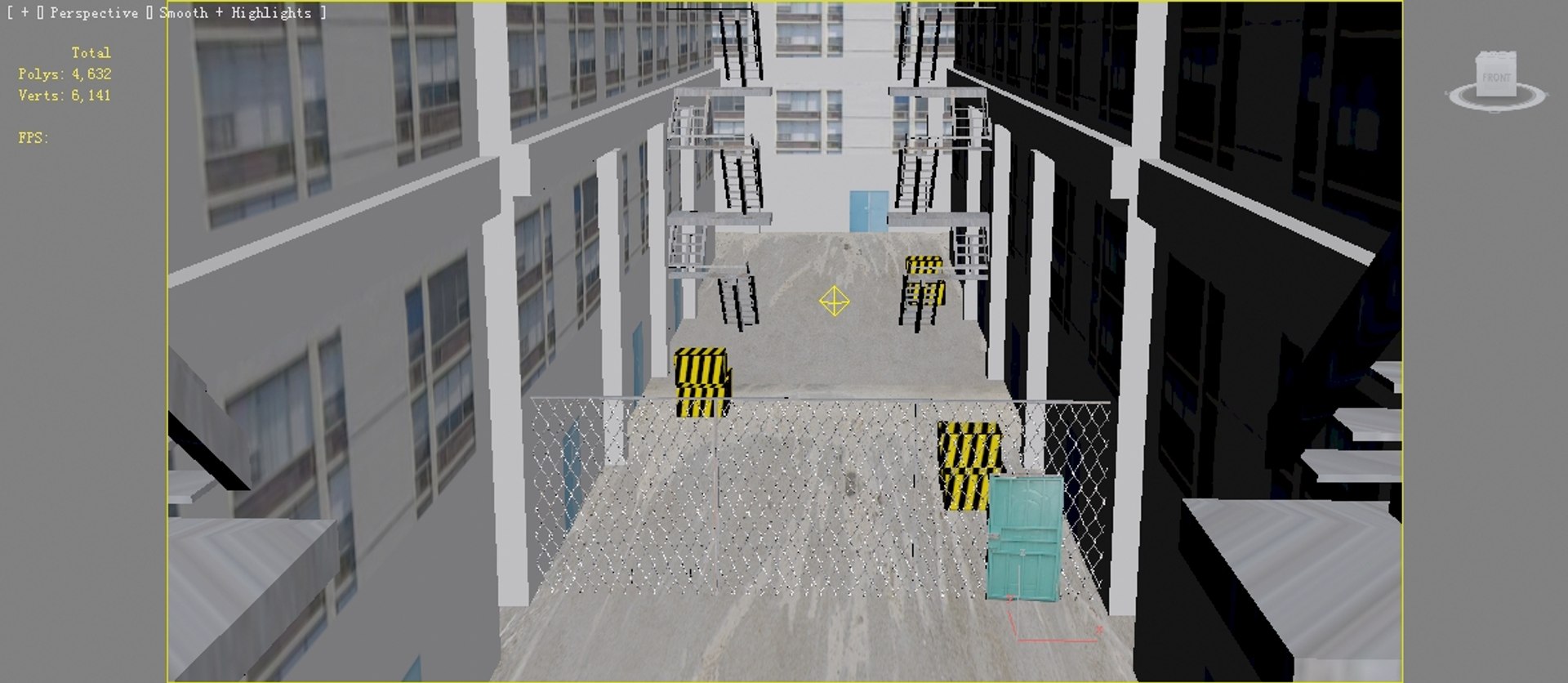 Low Poly Alley Model - TurboSquid 1754877