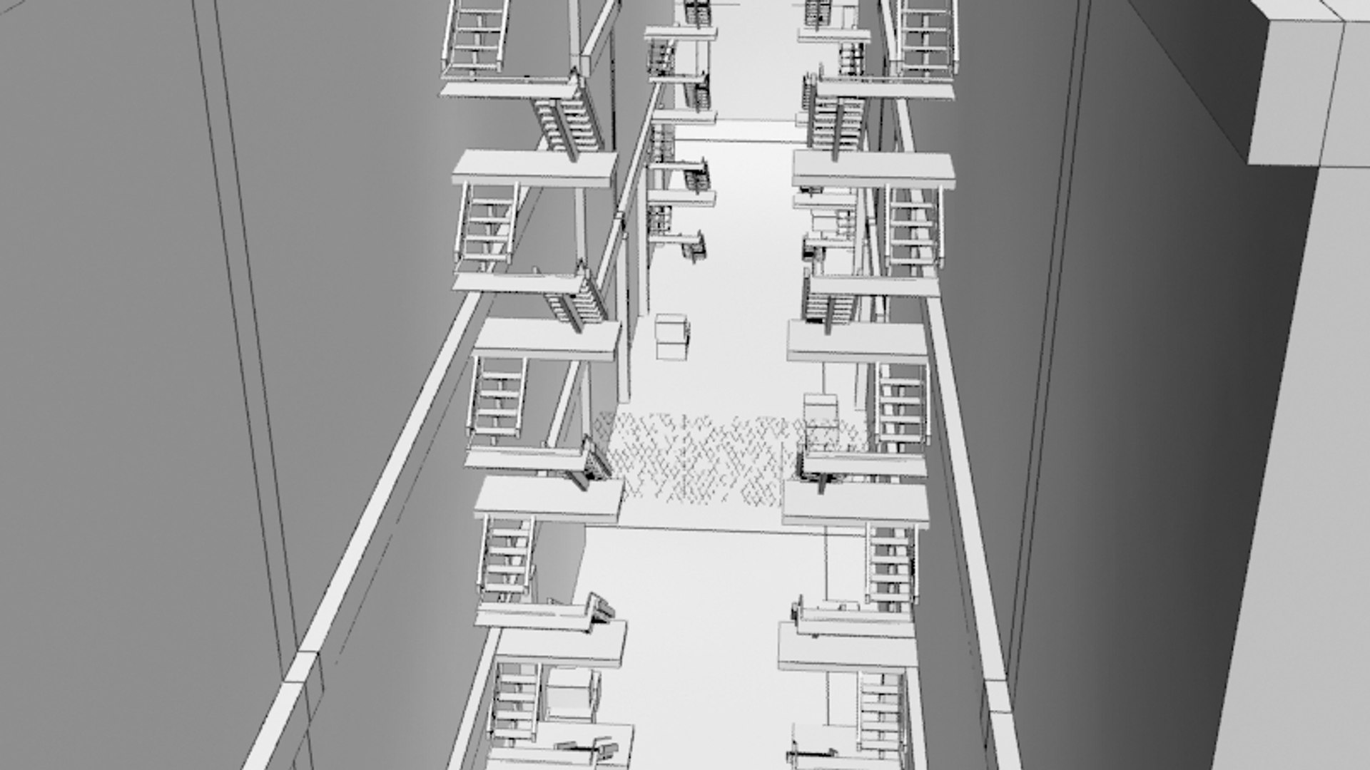 Low Poly Alley Model - TurboSquid 1754877