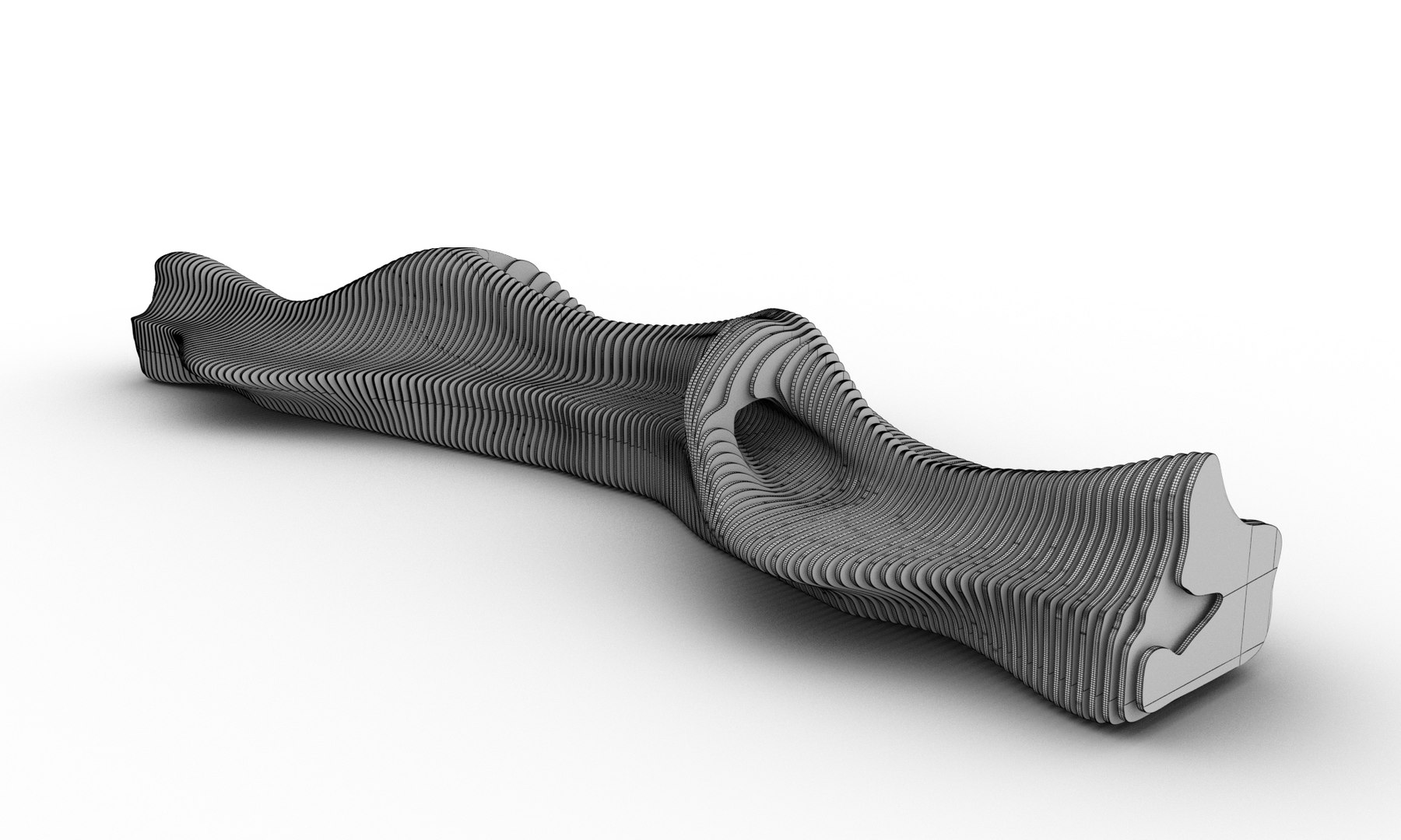 3D Design Parametric Bench Model - TurboSquid 1507698