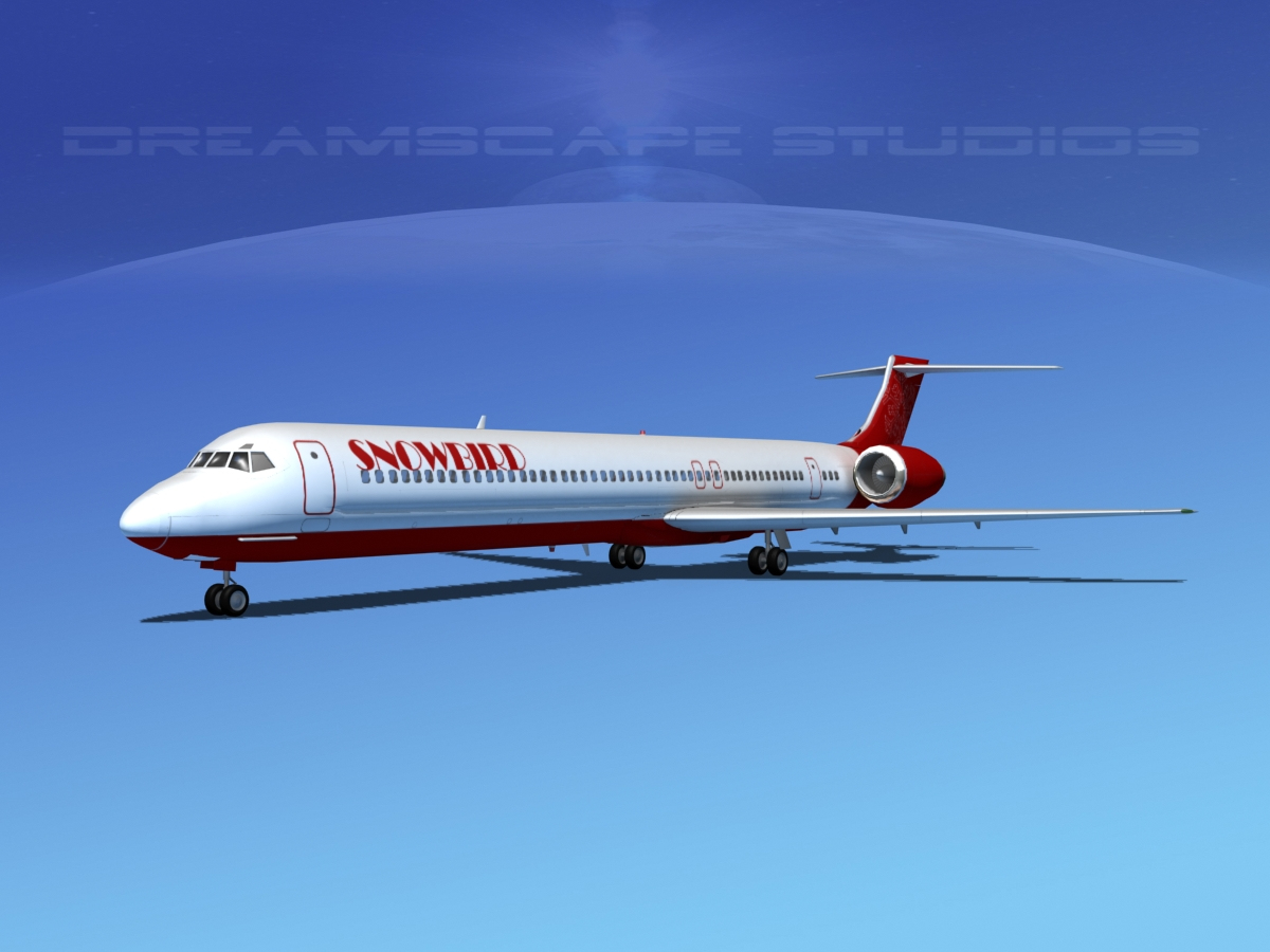 3d mcdonnell douglas md-80 model