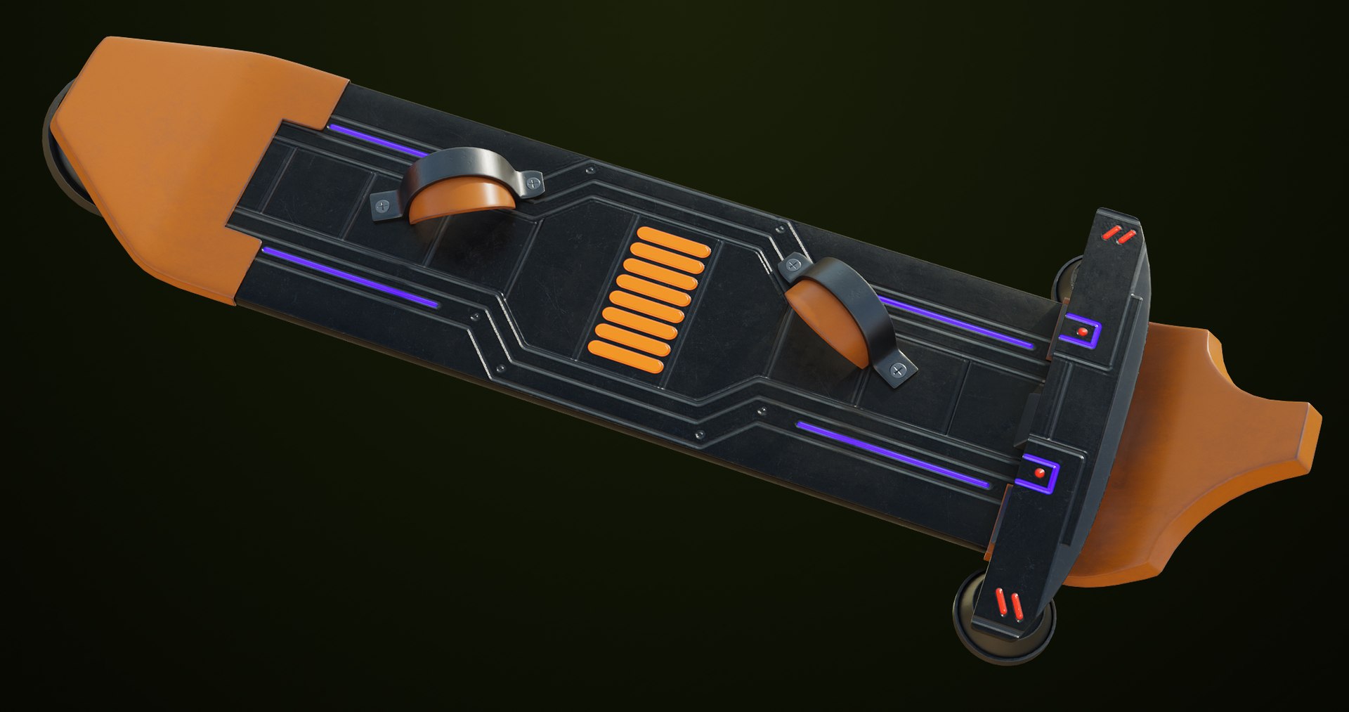 5 Sci Fi Hoverboards All PBR Unity UE Textures Included 3D Model - TurboSquid 2064061