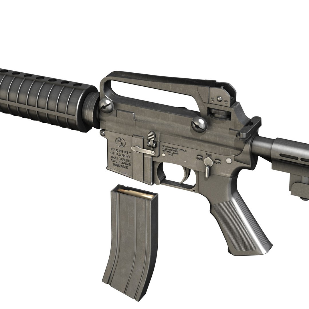 Colt M4a1 Carbine Assault Rifle C4d