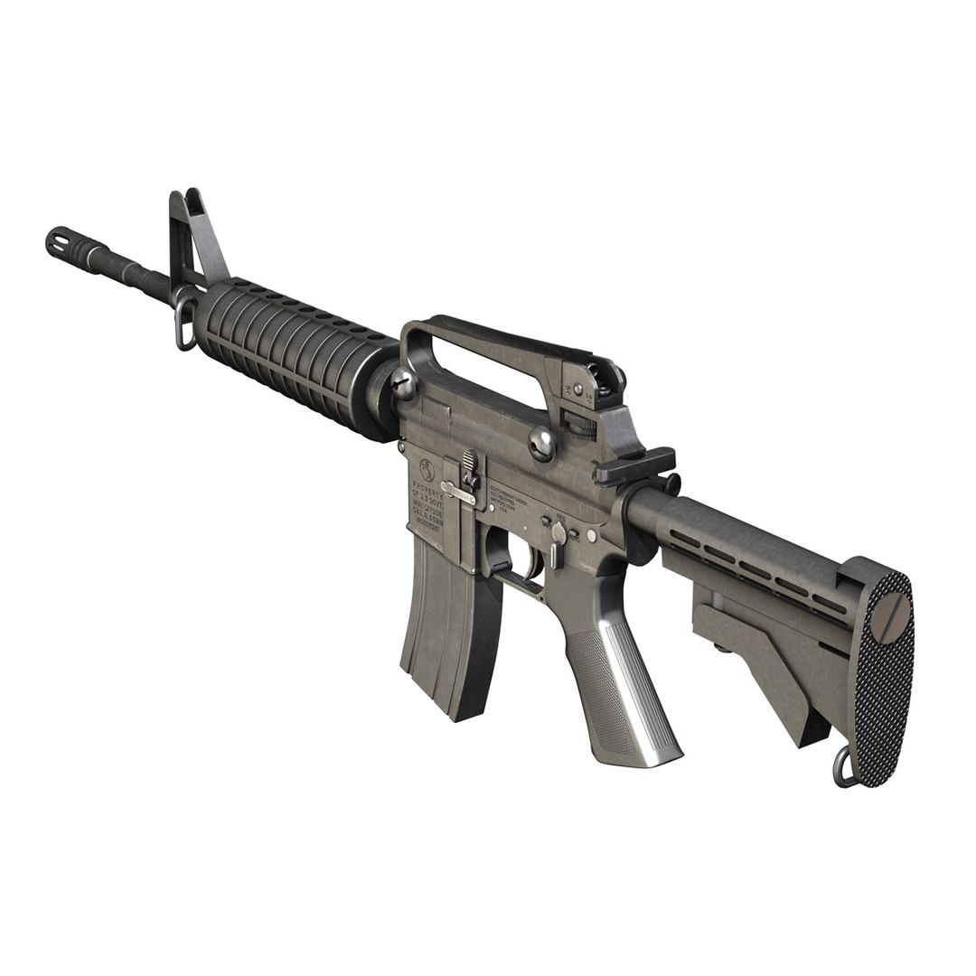 Colt M4a1 Carbine Assault Rifle C4d