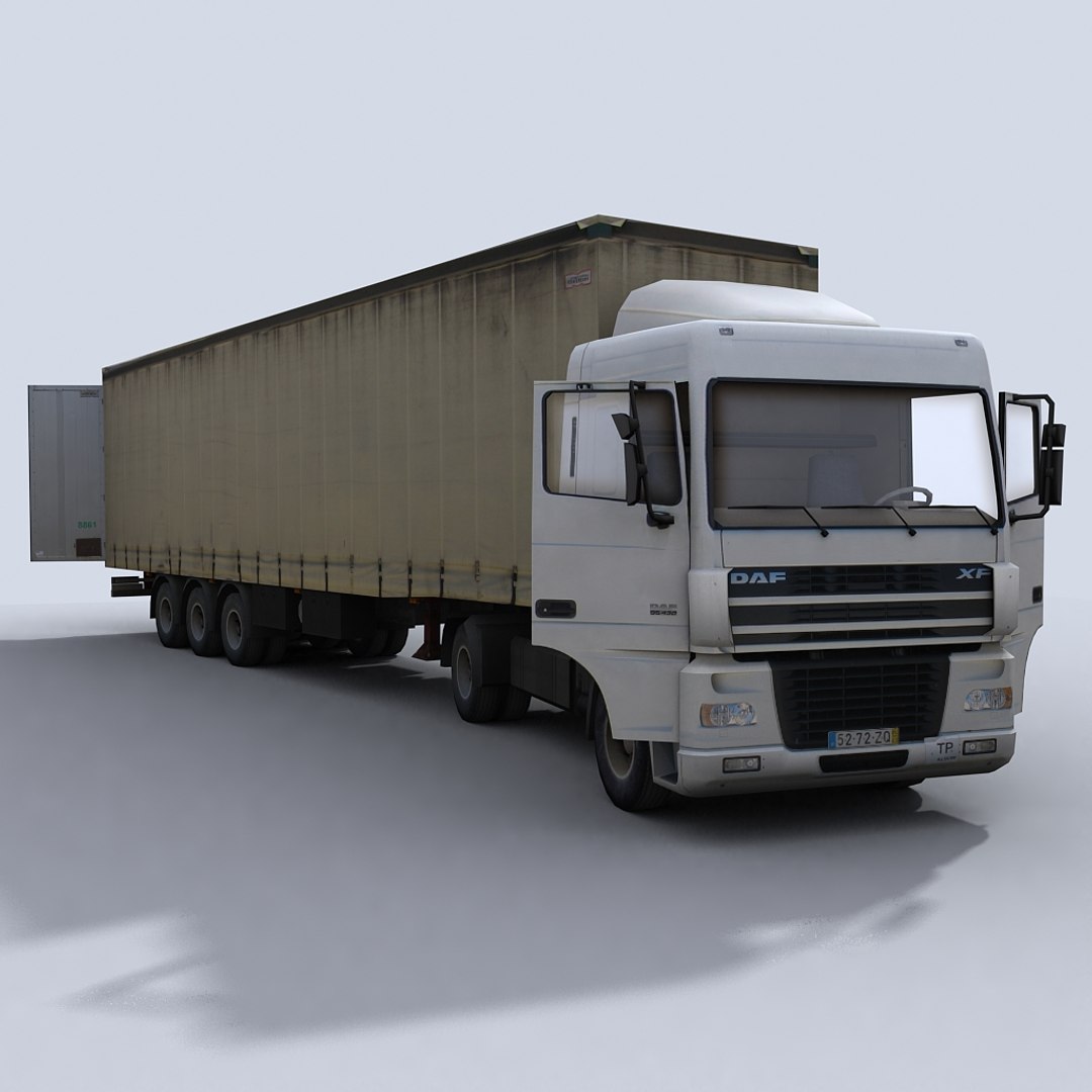 Transport Truck 3d Model