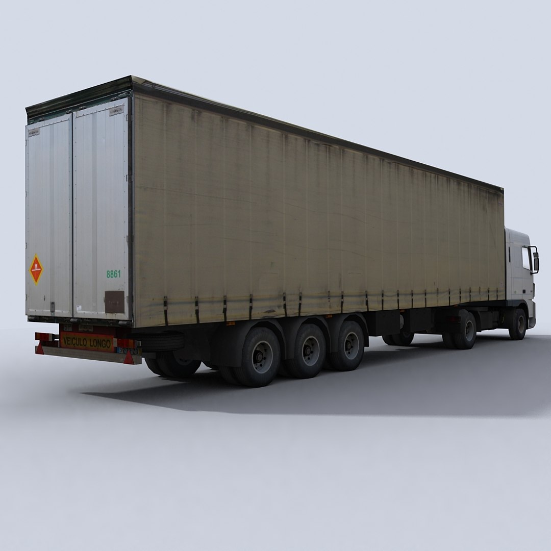 Transport Truck 3d Model