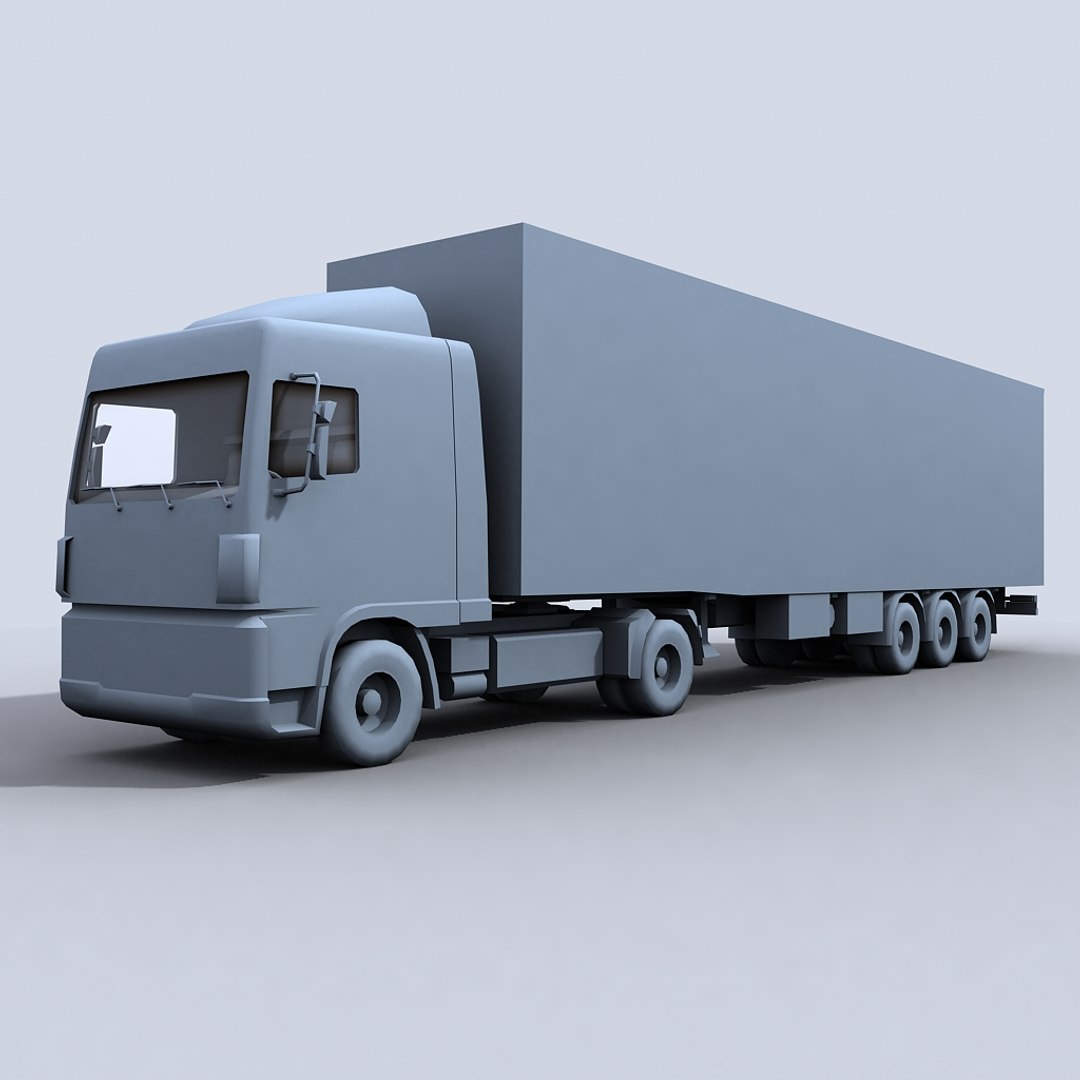 Transport Truck 3d Model