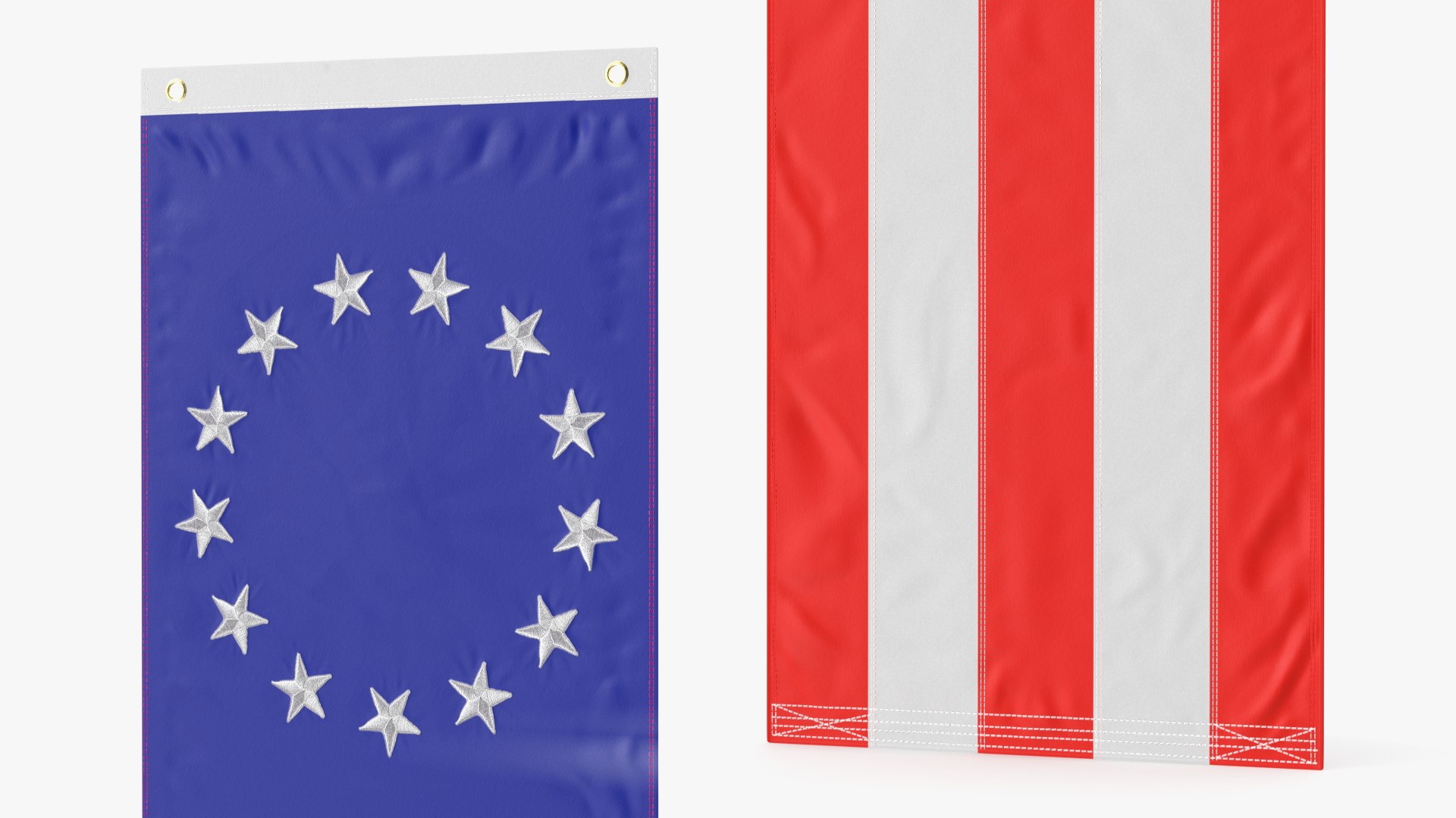 3D American Independence Symbols Collection Model - TurboSquid 2365779
