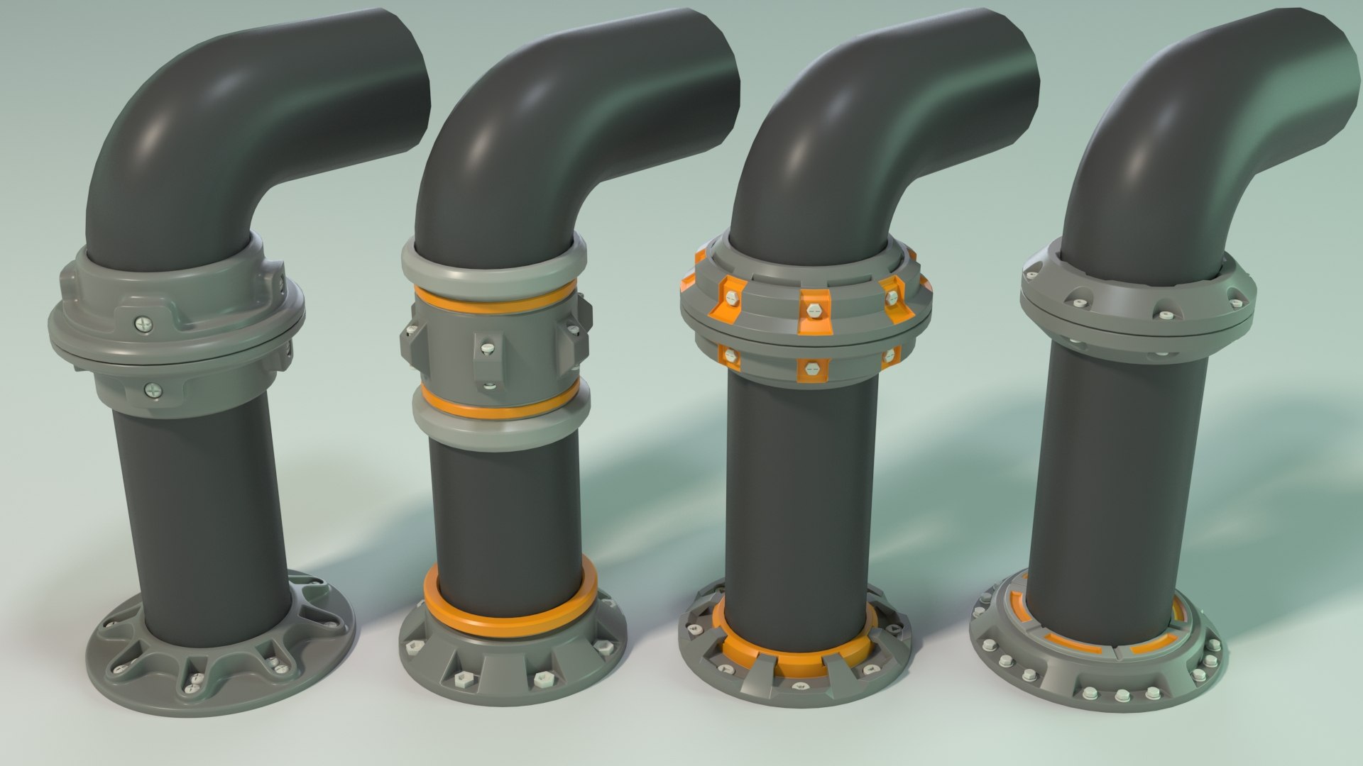 Industrial Kitbash - 3 - 70 pieces 3D model - TurboSquid 1784050