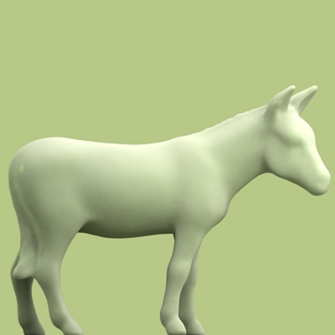 3d donkey