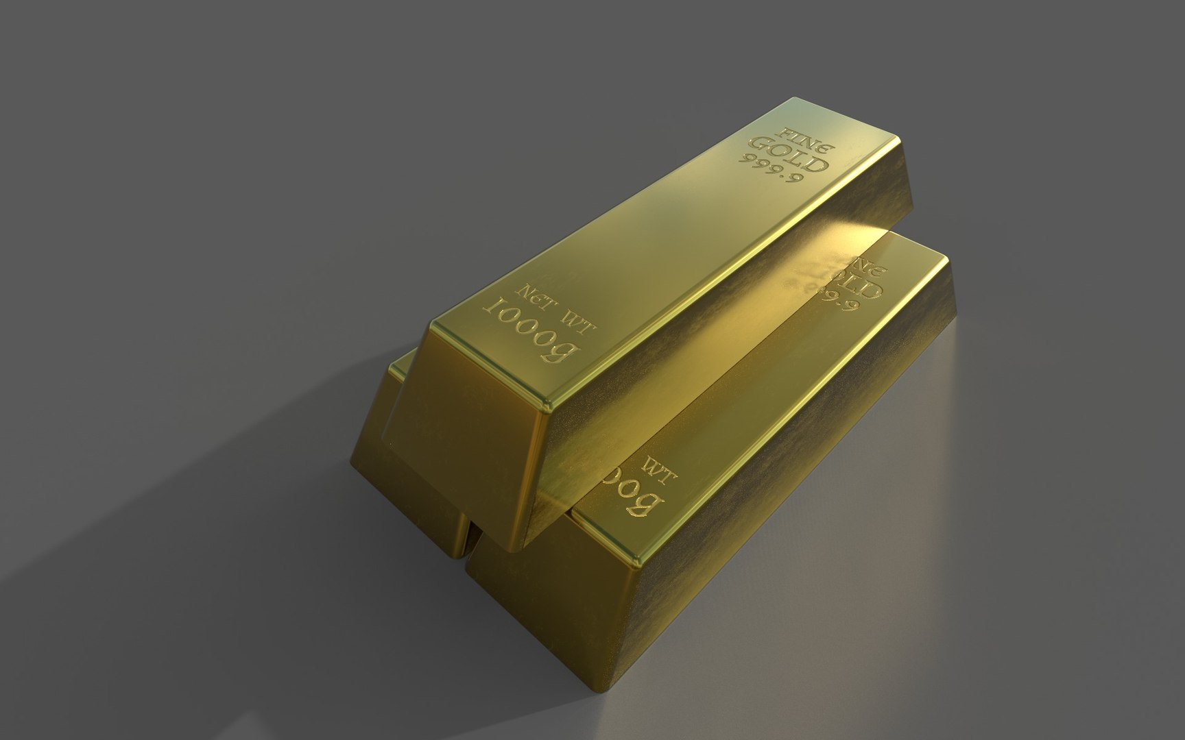 3D Gold Bars Model - TurboSquid 1722236