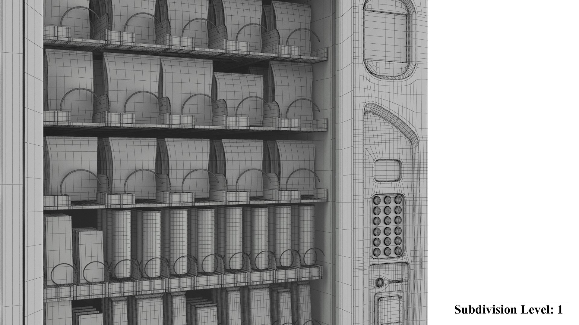 Vending machine model - TurboSquid 1459519