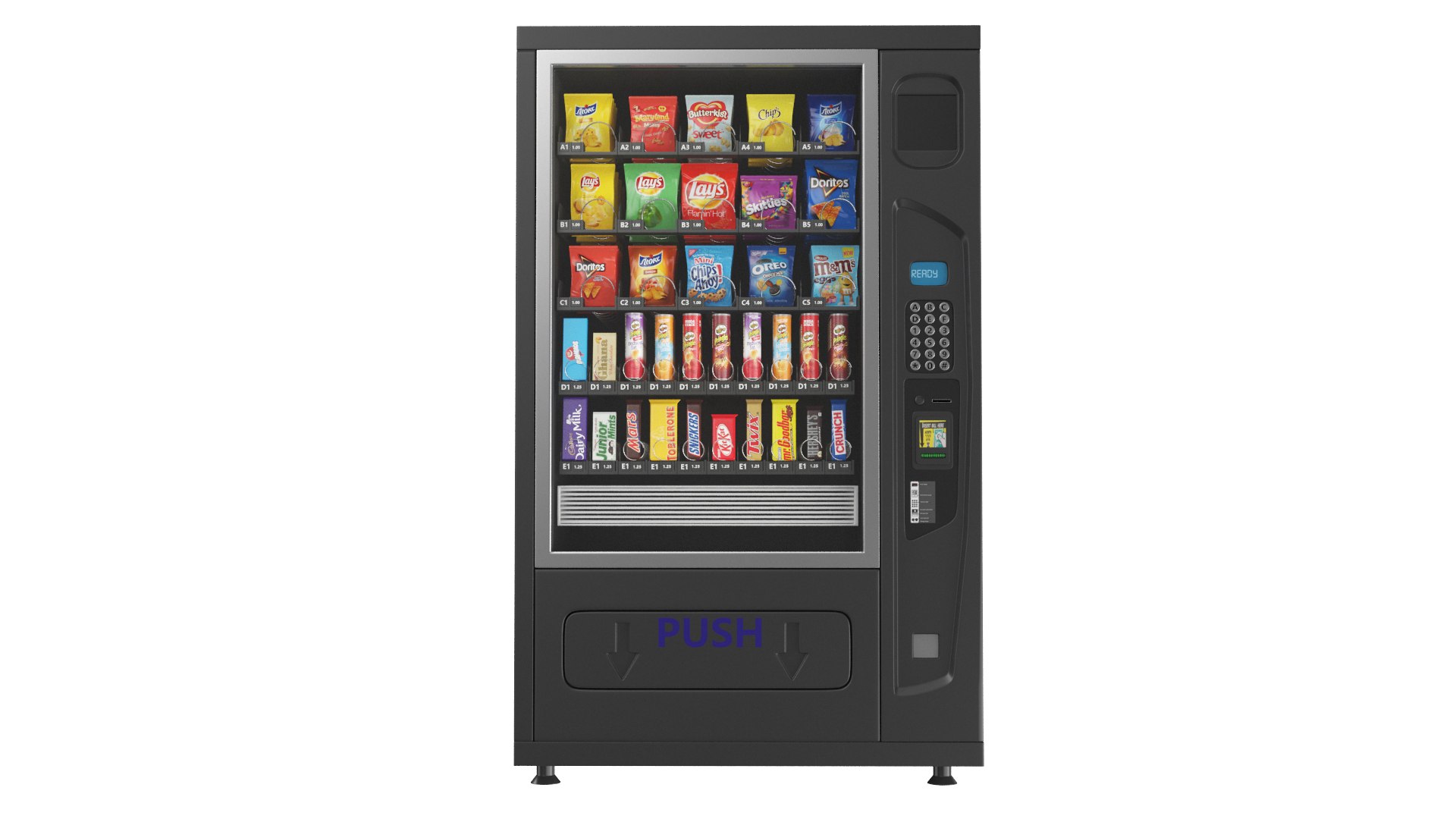 Vending machine model - TurboSquid 1459519