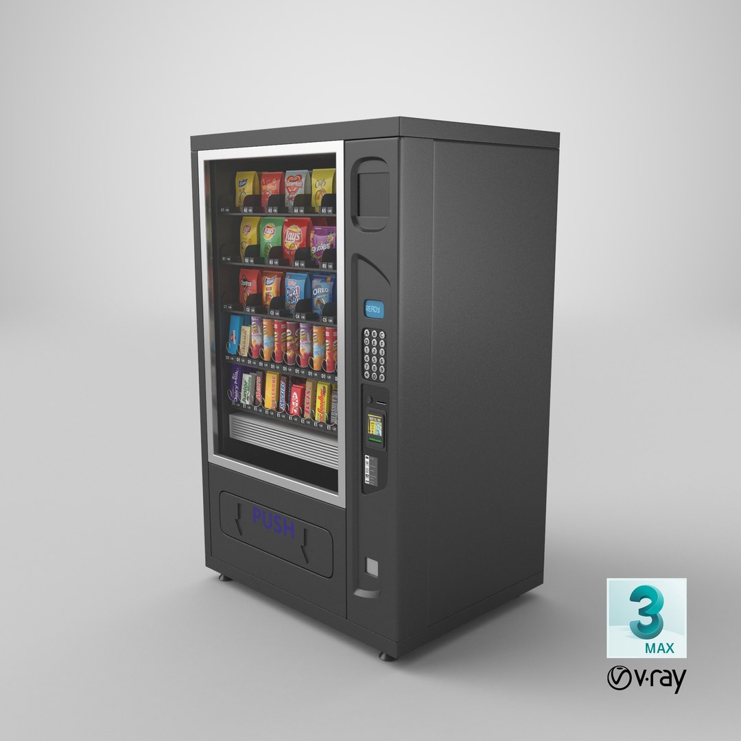 Vending machine model - TurboSquid 1459519