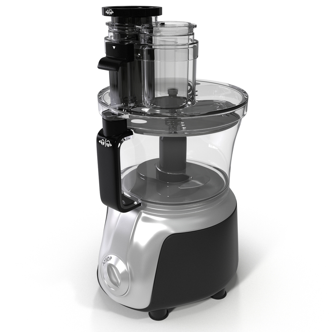 Mount Food Processor 3d Model