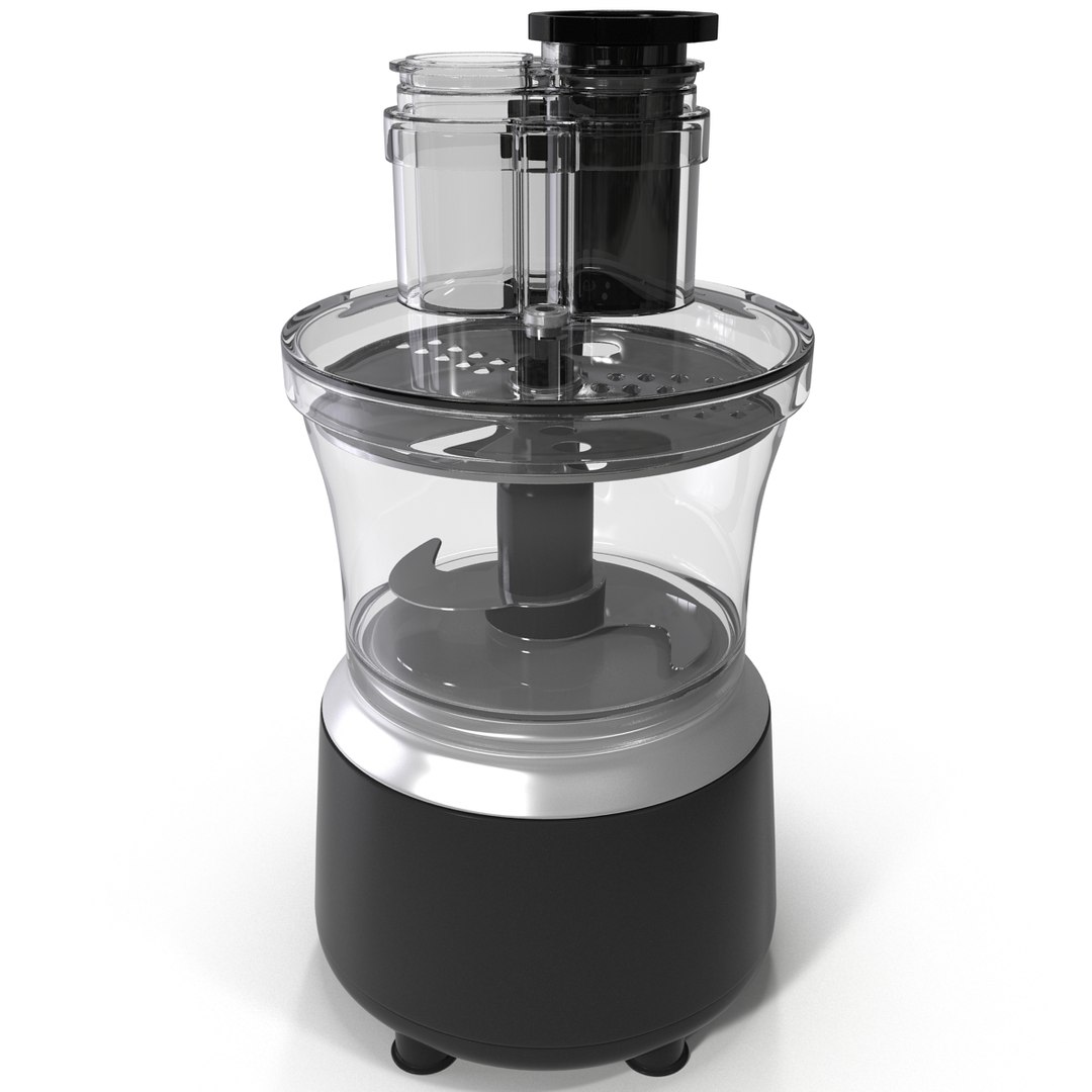 Mount Food Processor 3d Model