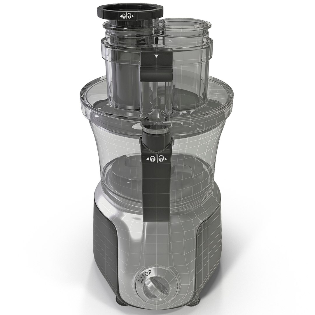 Mount Food Processor 3d Model