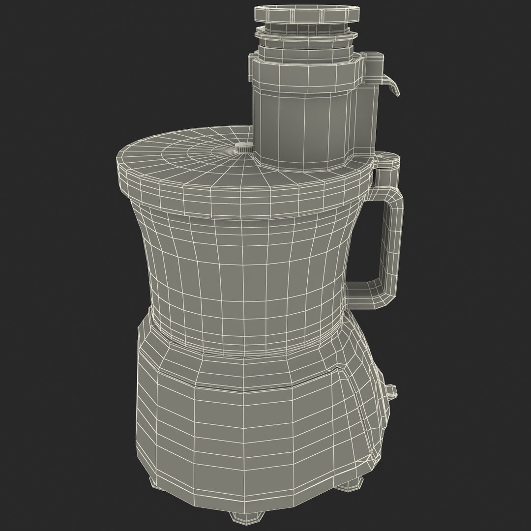 mount food processor 3d model
