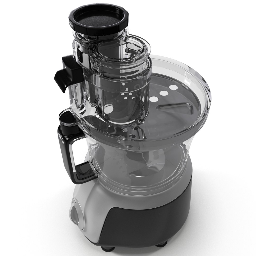 Mount Food Processor 3d Model