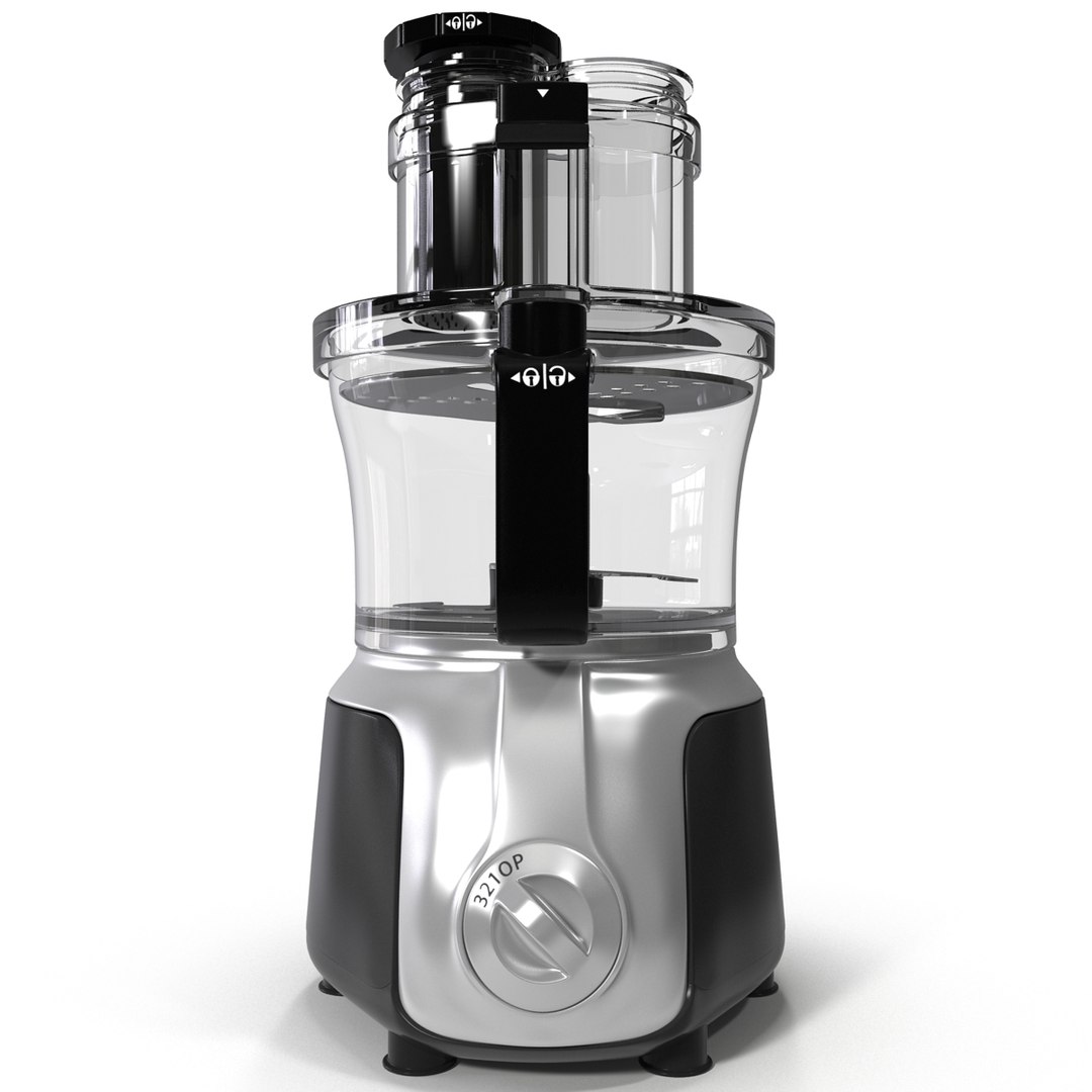 Mount Food Processor 3d Model