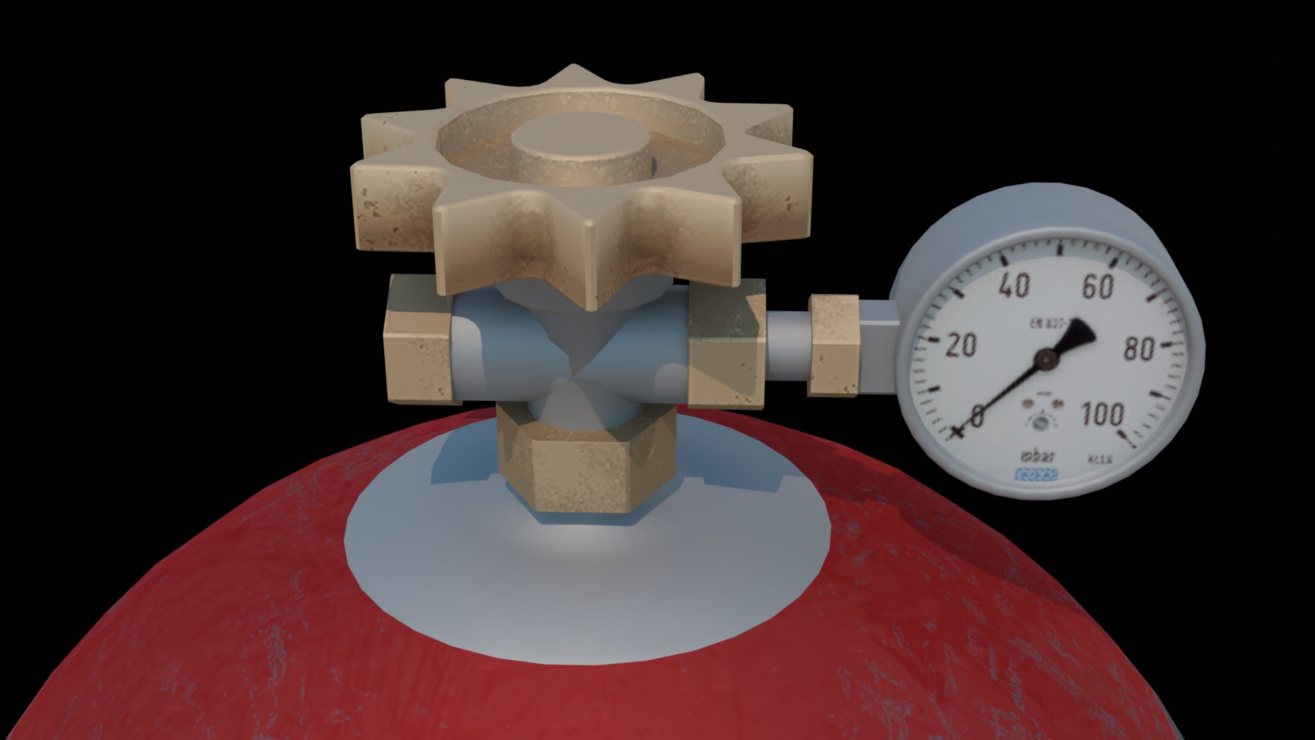 3D Nitrogen Cylinder - TurboSquid 2250125