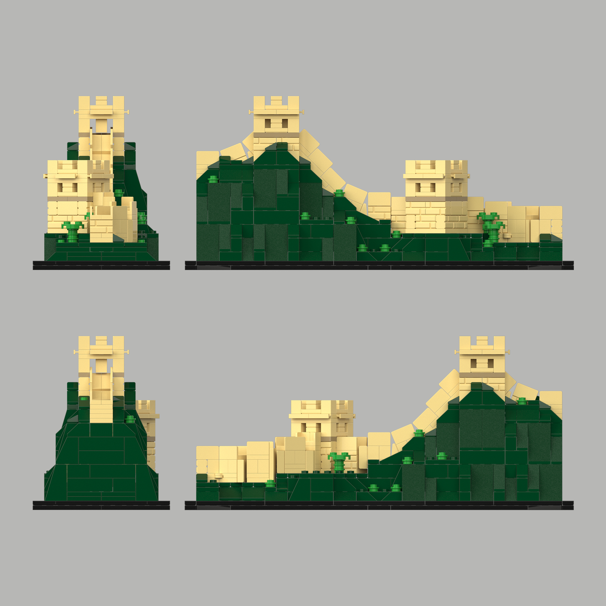 3D Lego 21041 Great Wall of China - TurboSquid 1797641