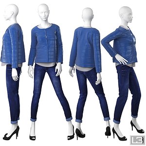 3d woman mannequin